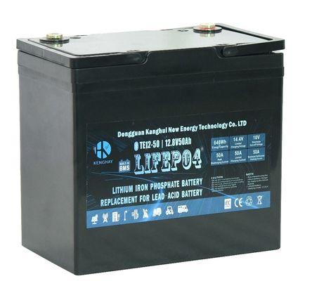 25.5kg Lifepo4 UPS バッテリー電圧 12V 最大充電電流 50A 500Ah